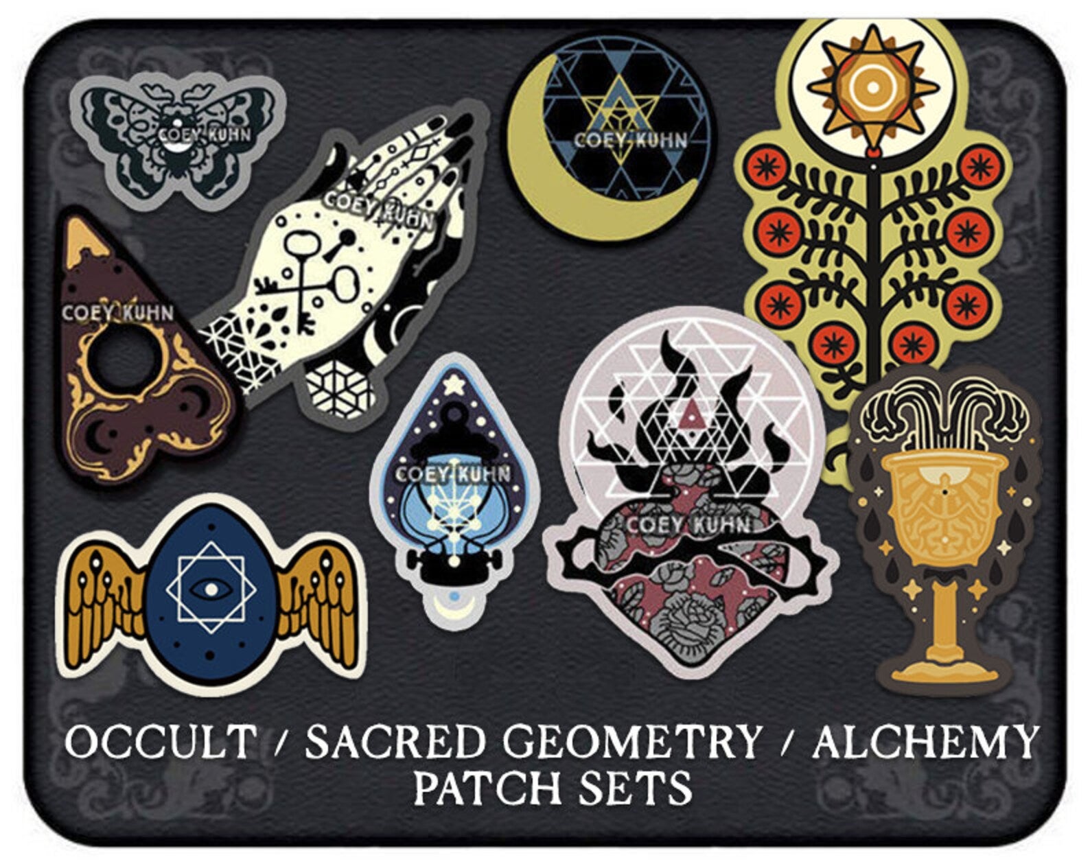 Coey: Occult, Sacred Geometry, and Alchemy (Patches) | Coey & Shy Shop